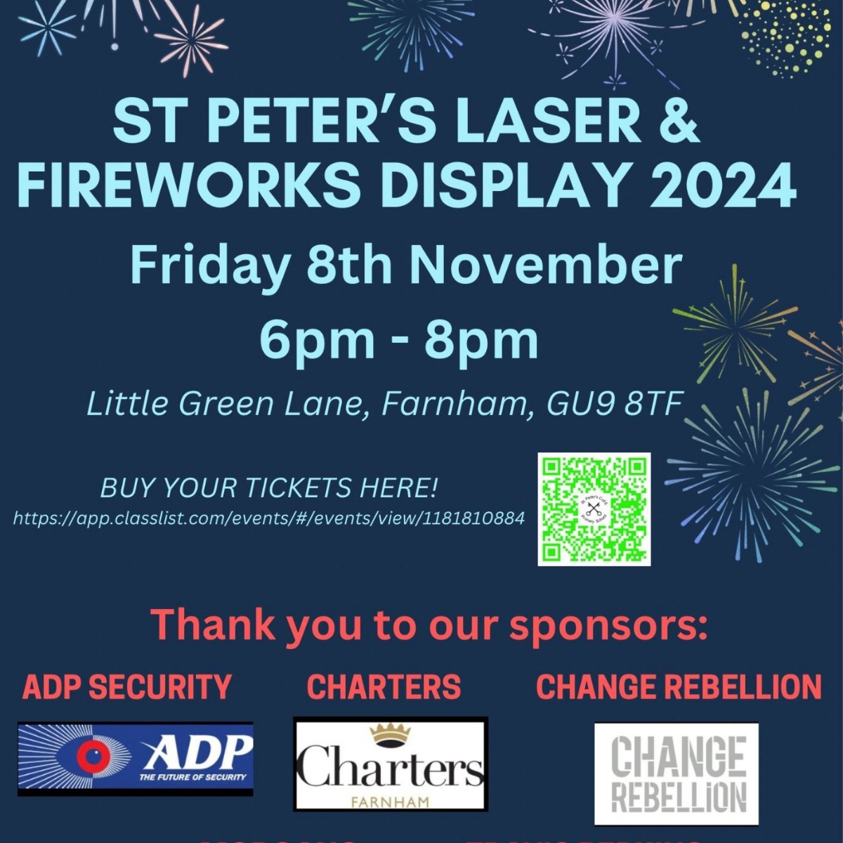 St Peter's C of E Primary School - PTFA Laser Fireworks Display